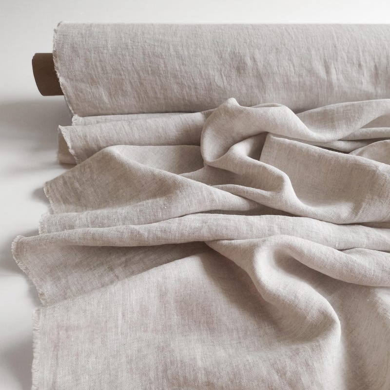 Flax Fabric - Etsy