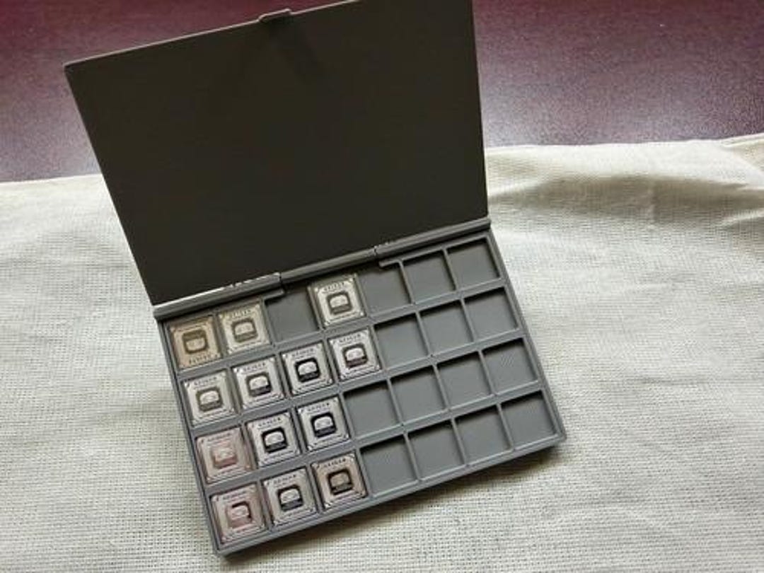 3D Printed Silver Bullion Storage Case for Geiger 1g Bars ( Holds 28 ...