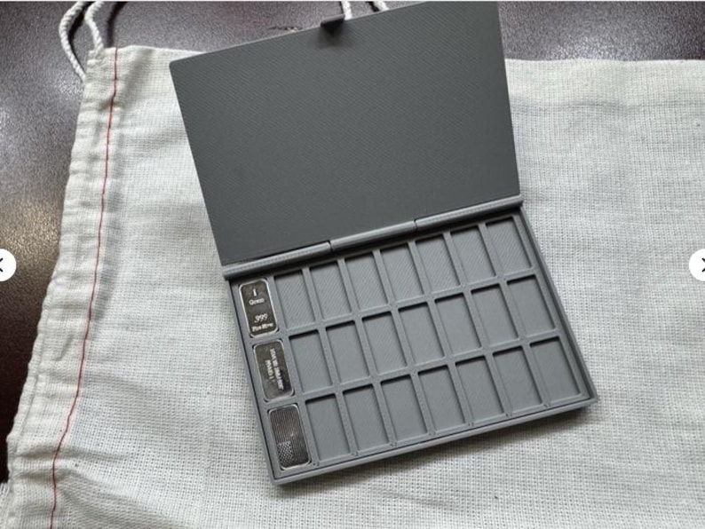 3D Printed Silver Bullion Storage Case for Rectangular 1 Gram Silver ...
