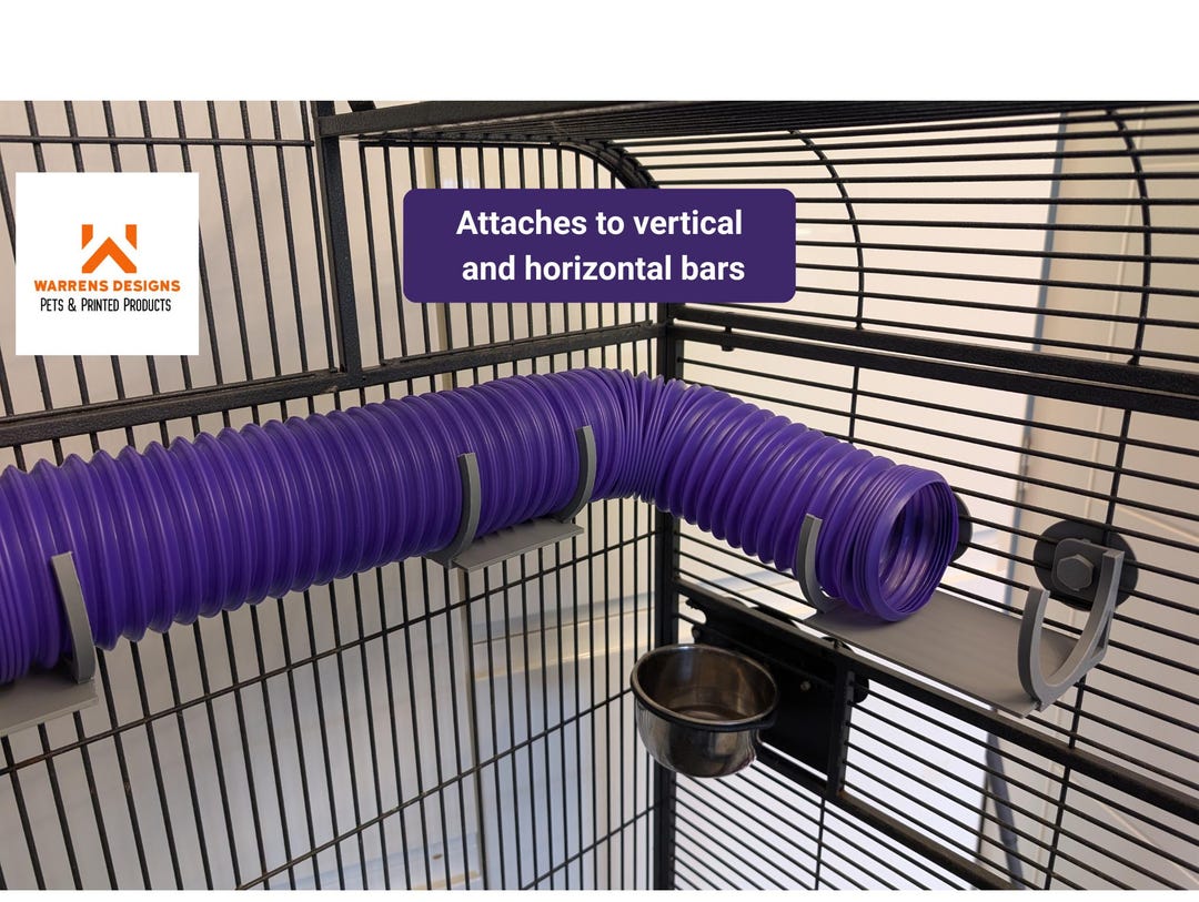 Small Animal Platform and Tunnel Set: Durable PLA+ Plastic Pet Ledge ...