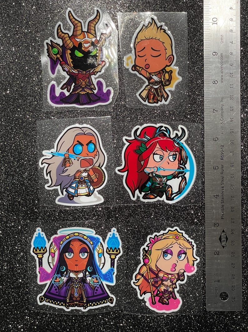 Smite 2 Mythology God Goddess Sticker Collection Bundles - Etsy
