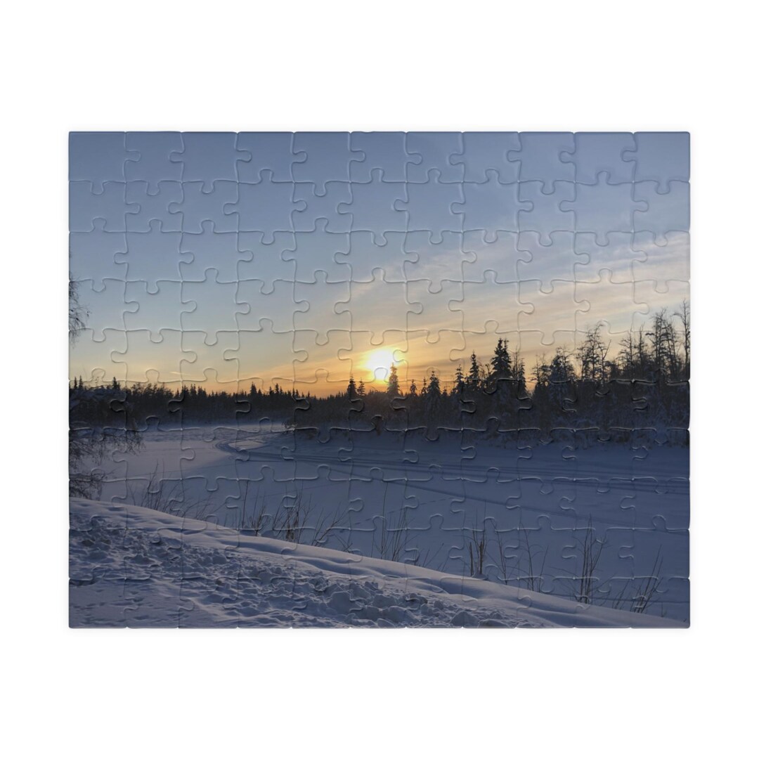 Alaska Puzzle Art Set - 110 Piece Jigsaw Puzzles for Family Fun, Nature ...