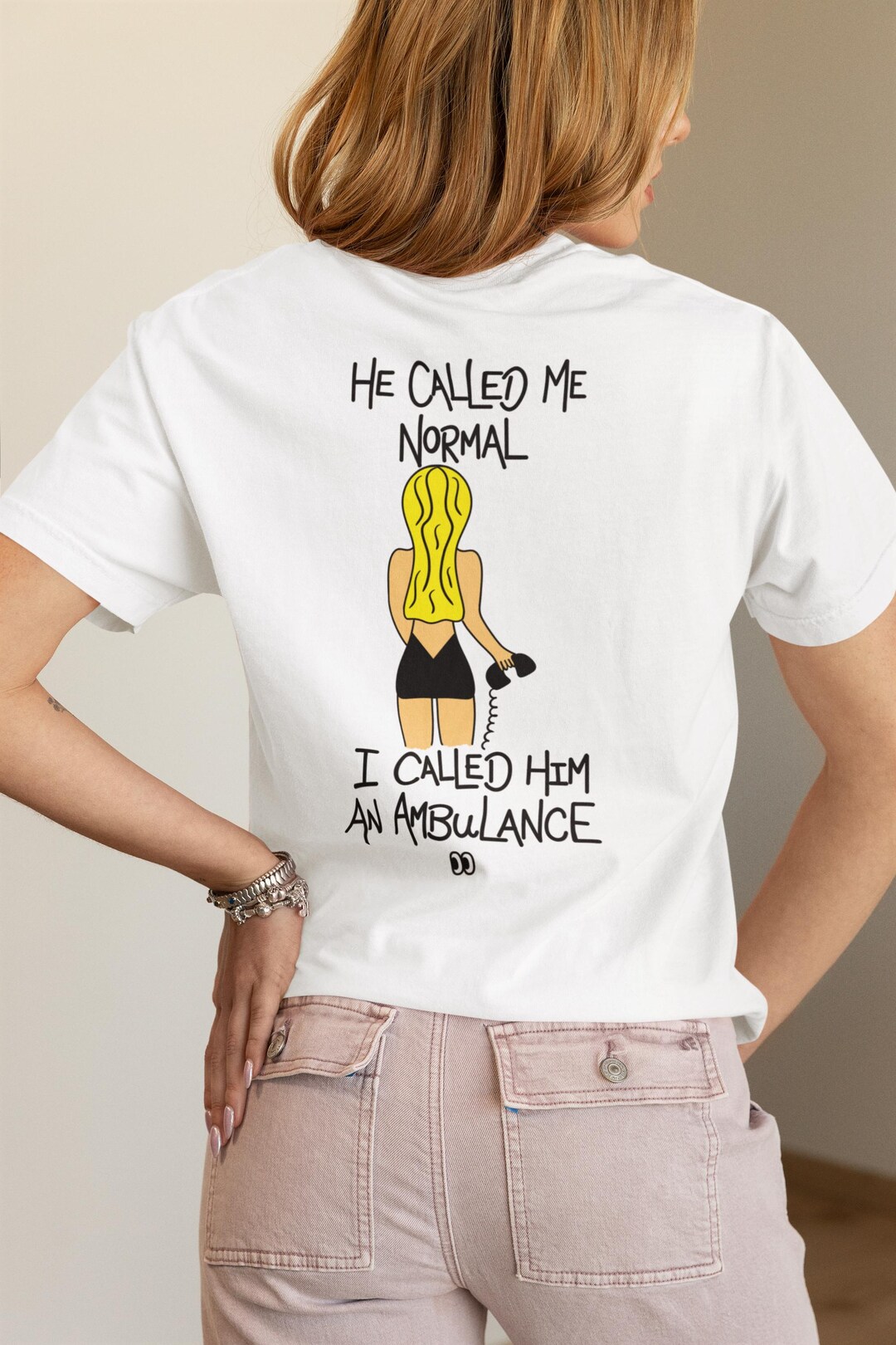 Not Your Normal Girl Shirt - Funny Ambulance Quote Tee for Women ...
