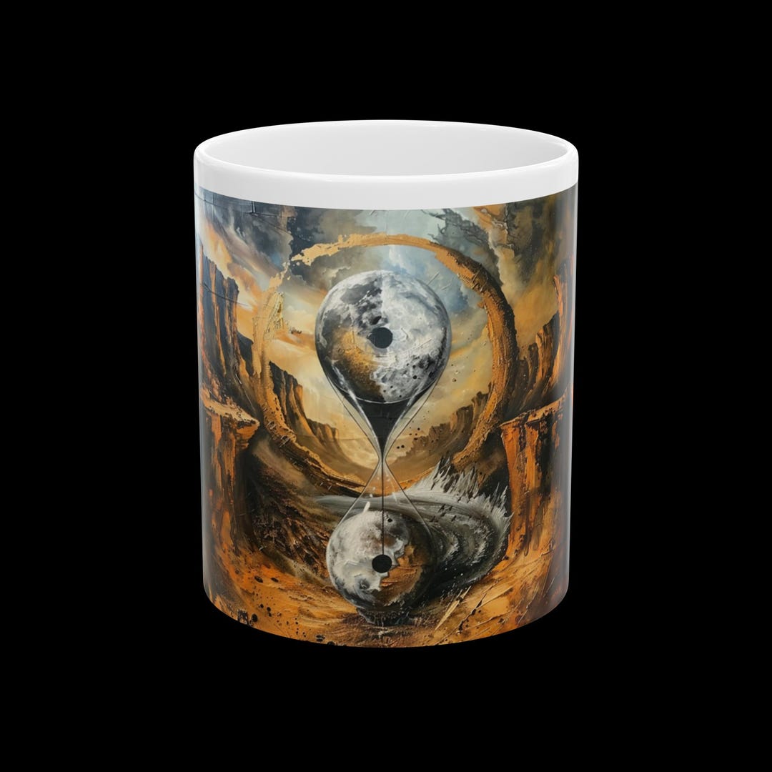 Hourglass, Salvador Dali Style. Ceramic Mug | Unique Coffee Cup ...