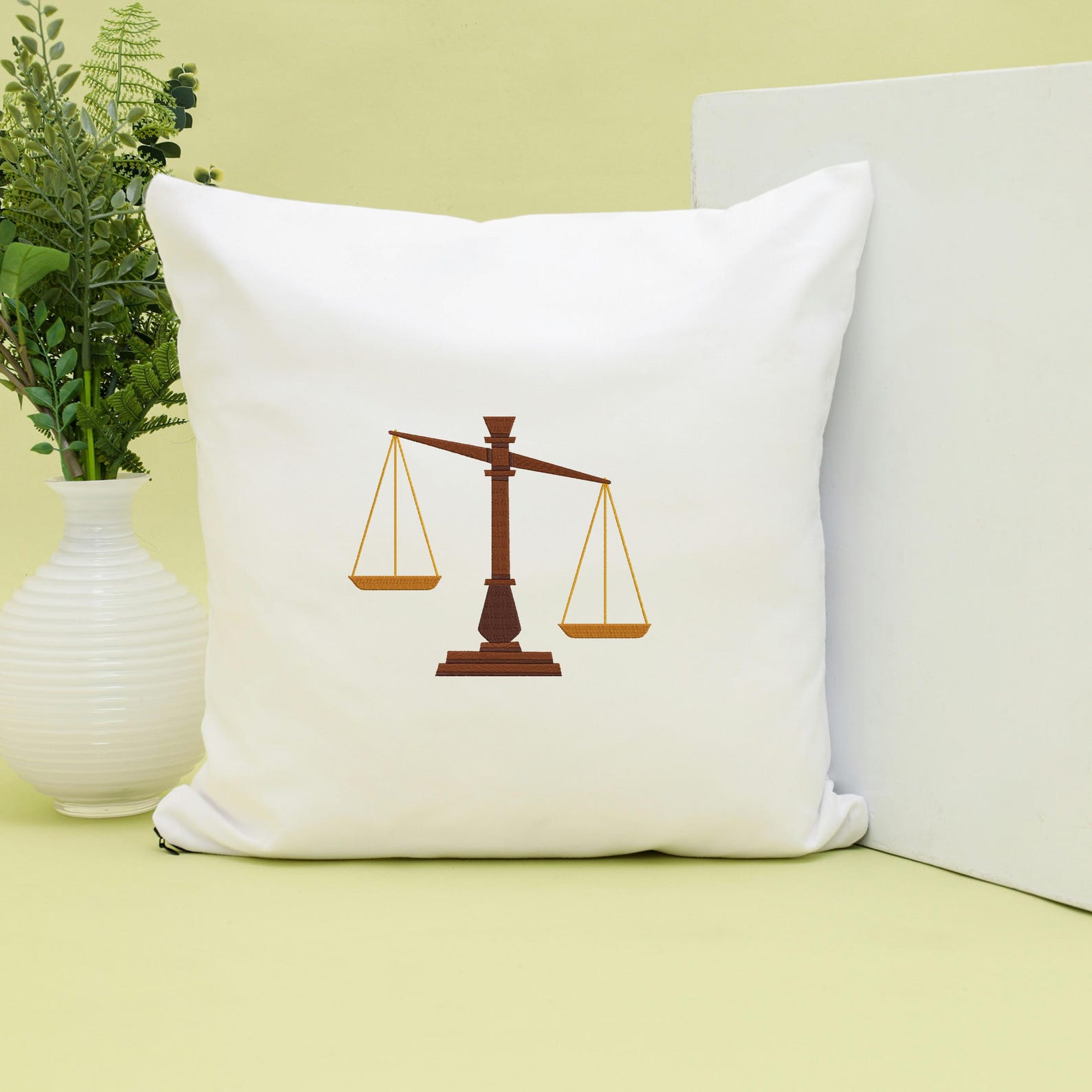 Law Justice Symbols Embroidery Design, Legal Symbols Machine Embroidery ...
