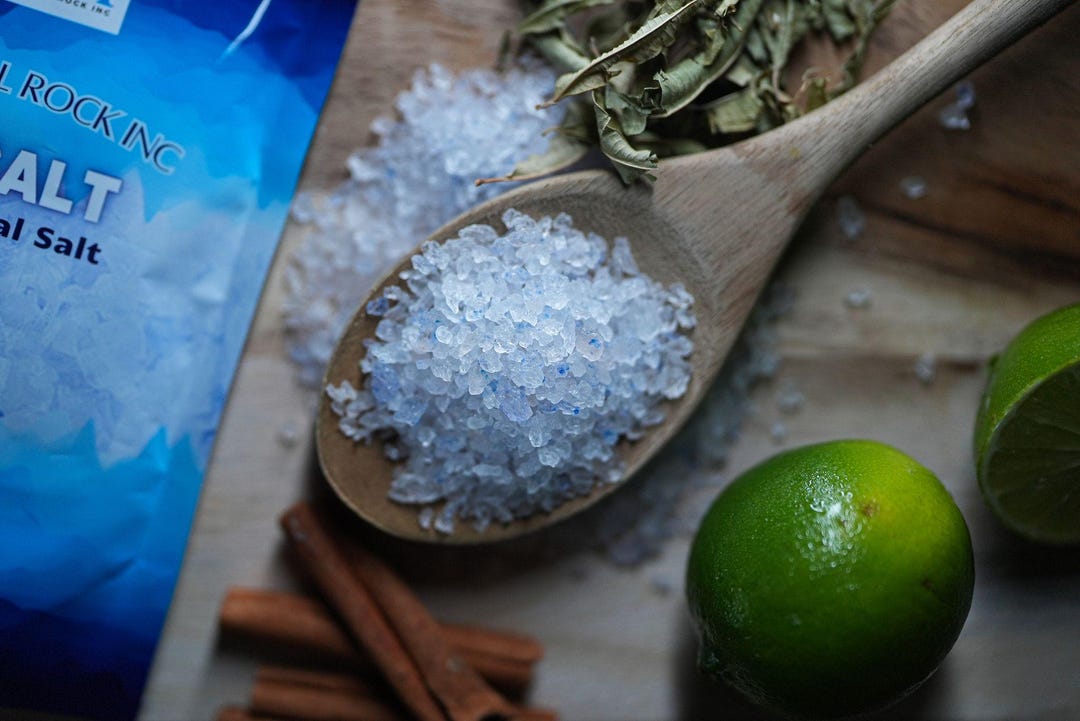 Blue Rock Salt Crystals: Rare Gourmet Cooking Salt - Etsy