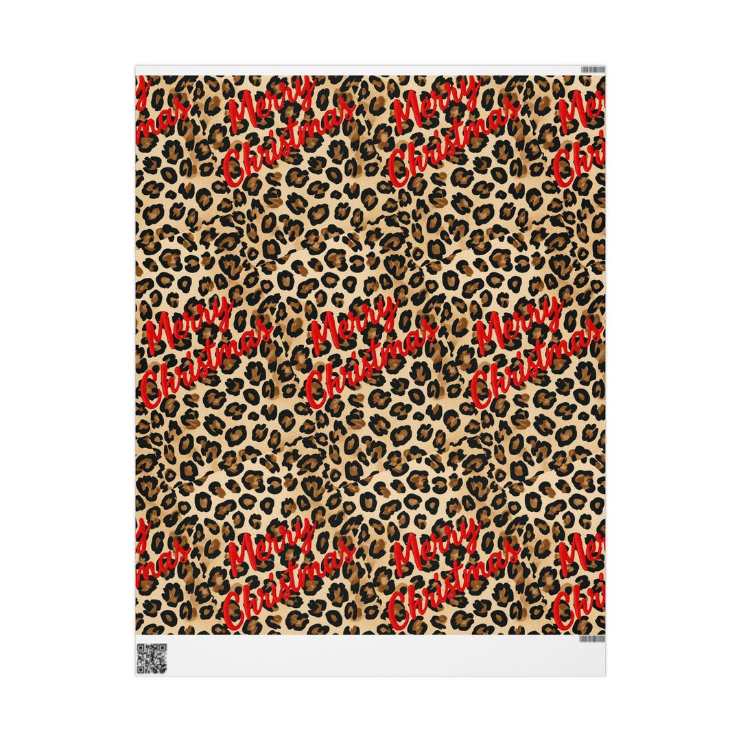 Wrapping Paper, Mob Wife Cheetah Print, Italian Mafia Boss Gift Wrap ...