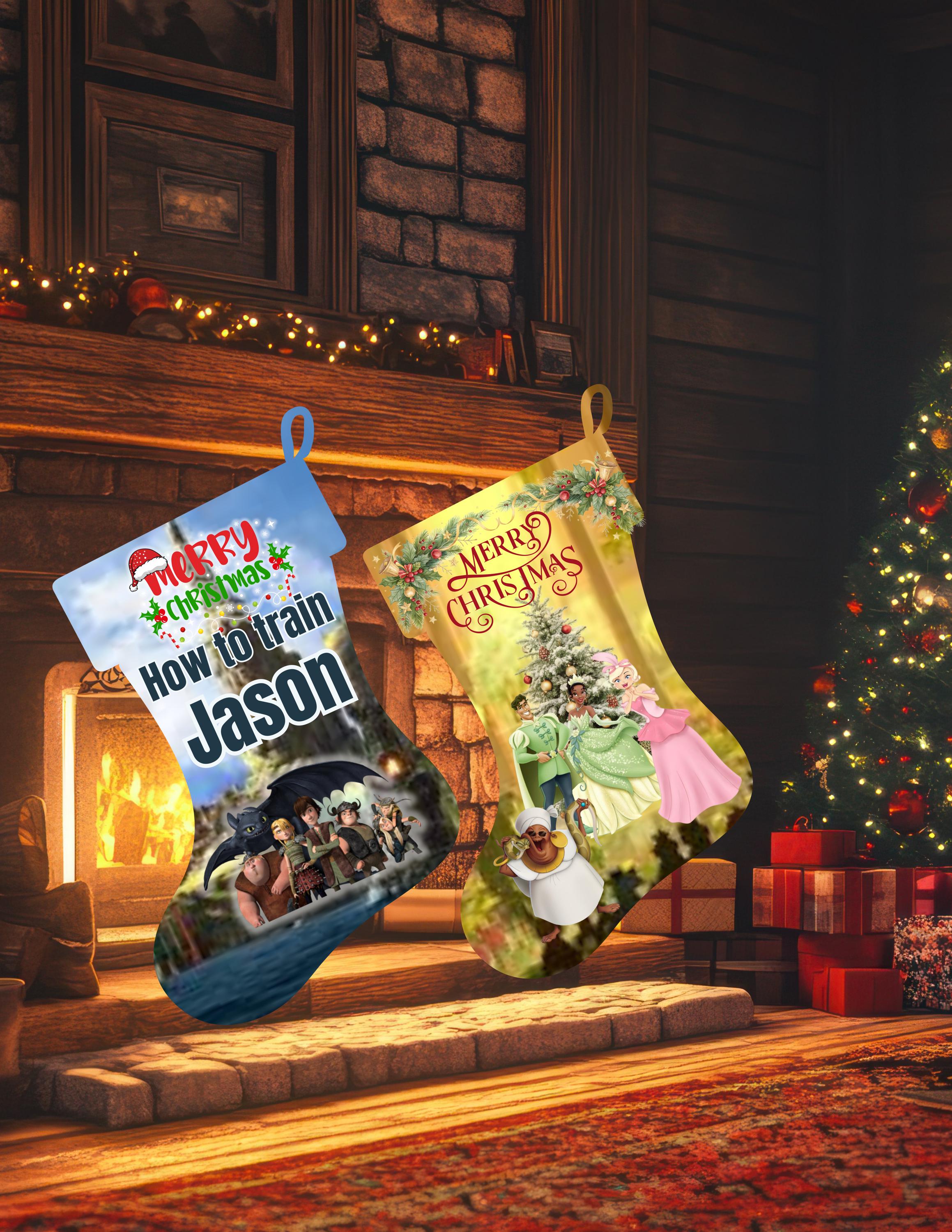 Editable Christmas Stockings Pt 2 Png File - Etsy