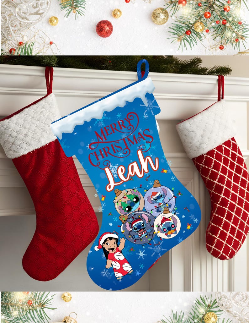 Editable Christmas Stockings Pt 2 Png File - Etsy