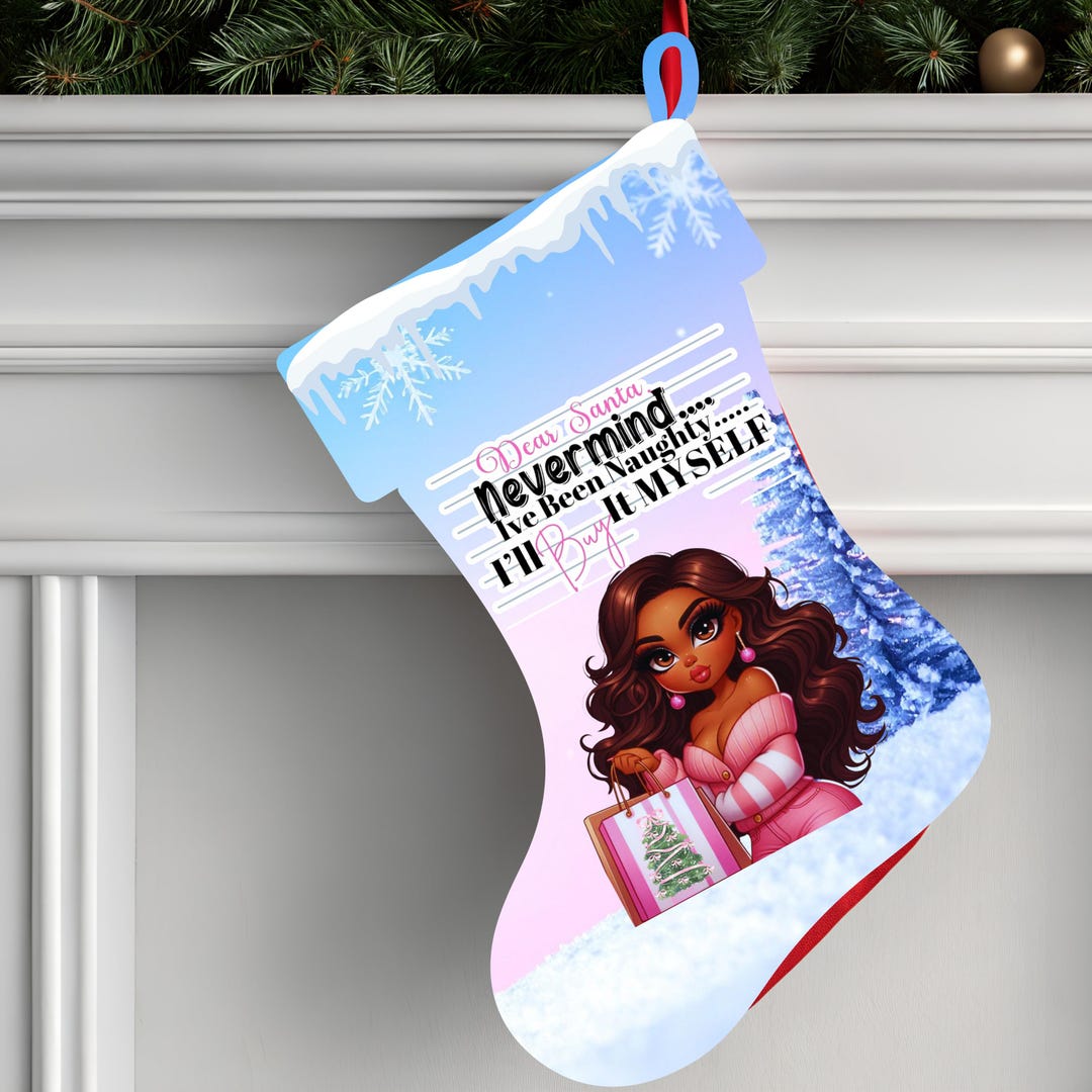 Dear Santa Editable Stocking 3 Girls Png Files - Etsy