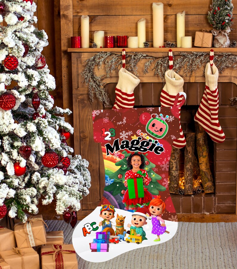 Editable Christmas Stockings Png - Etsy