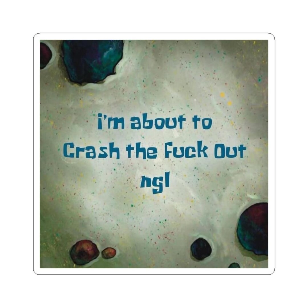 Spongebob Stickers: Fun Glossy Decal for Laptop, Journal - Etsy