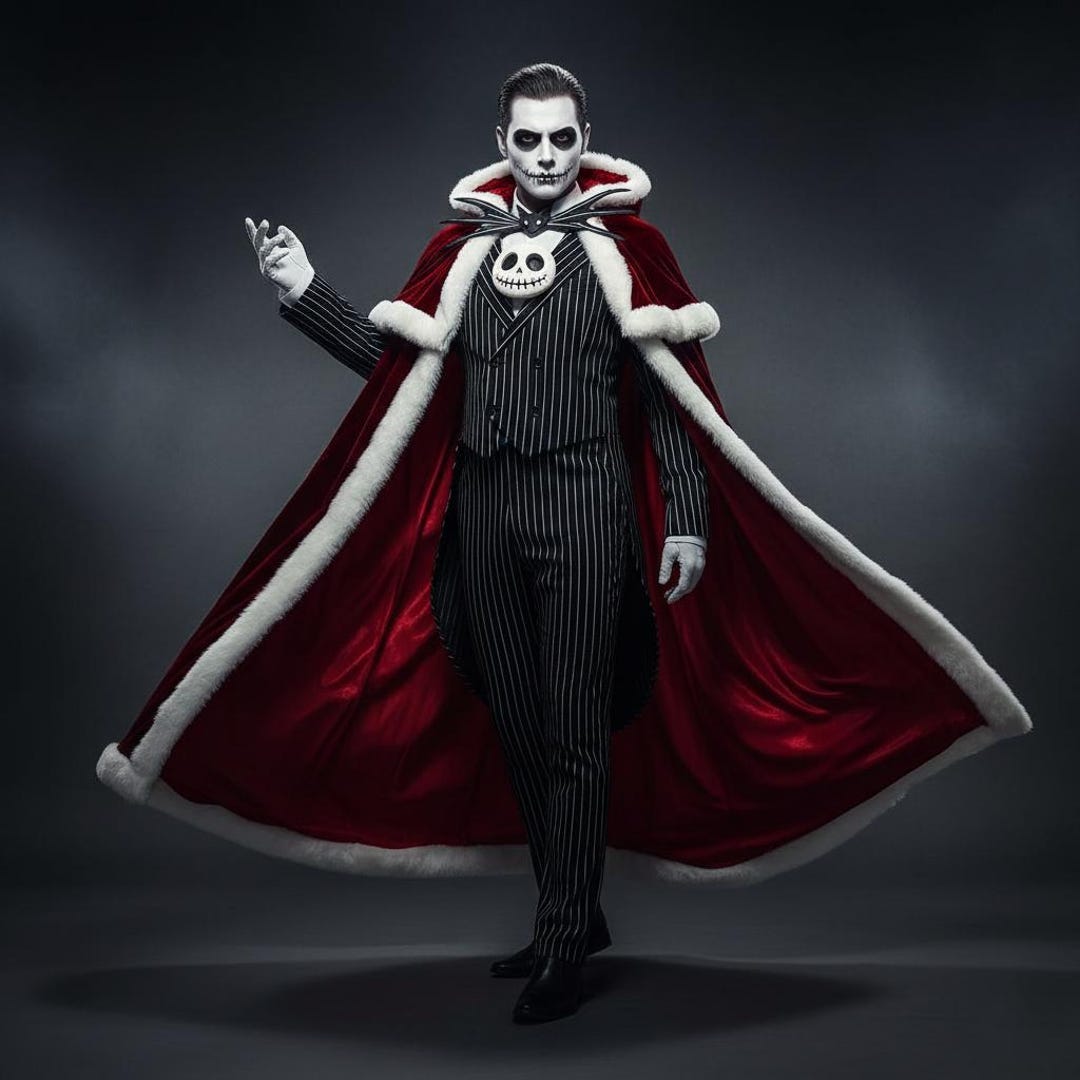 Jack Skellington Sandy Claws Costume | Nightmare Before Christmas ...
