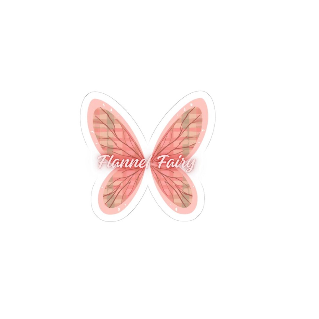 Autumn Flannelbutterfly Kiss-cut Stickers, Aesthetic Vinyl Decals for ...
