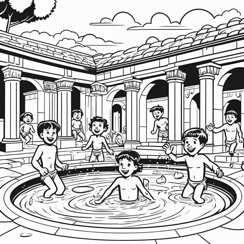 Ancient Rome Coloring Book for Kids: Gladiators & Colosseum (PDF ...
