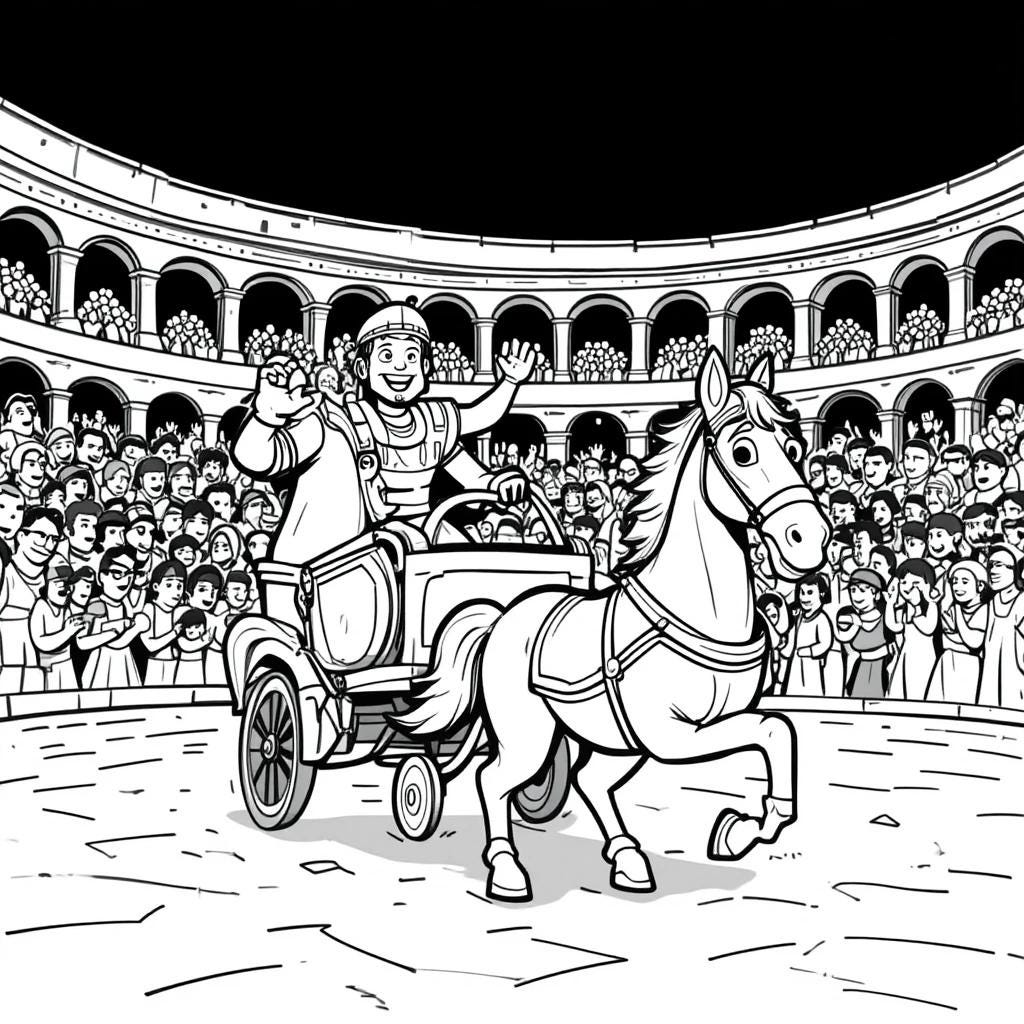 Ancient Rome Coloring Book for Kids: Gladiators & Colosseum (PDF ...