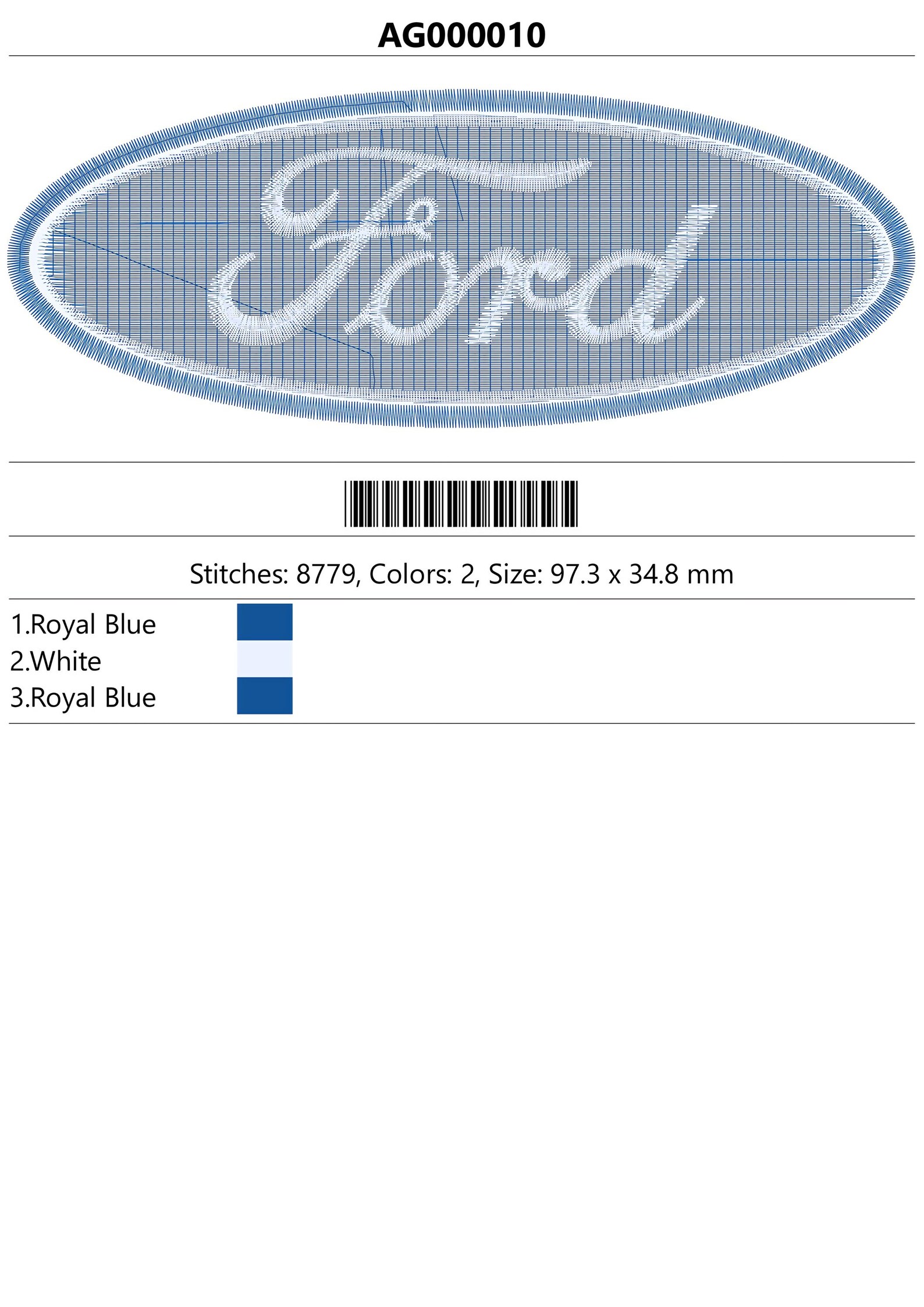 High Quality FORD Car Logo Embroidery Design – Medium Size Digital File ...
