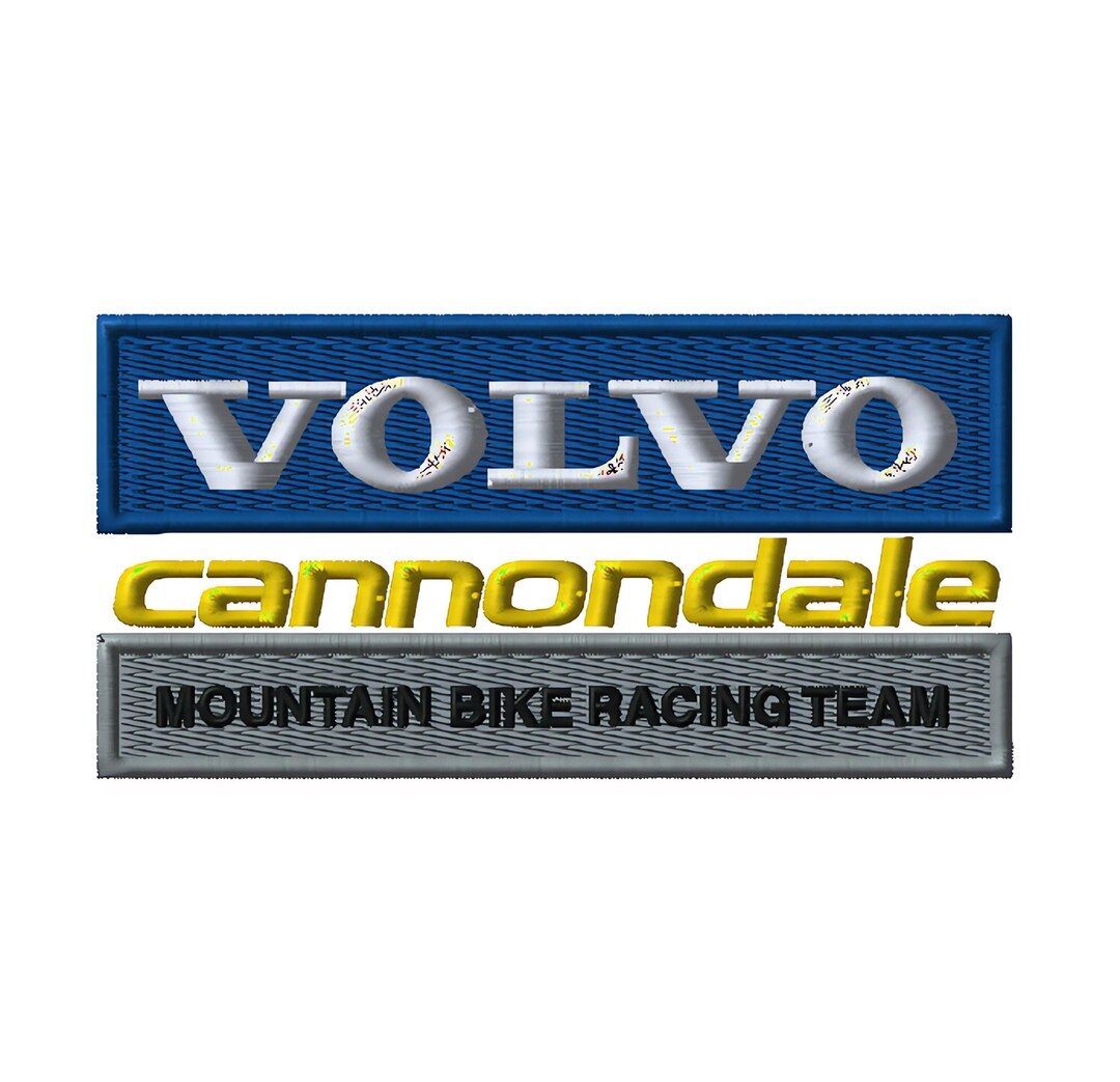 VOLVO Cannondale Logo Embroidery Design – Medium Size Digital File ...