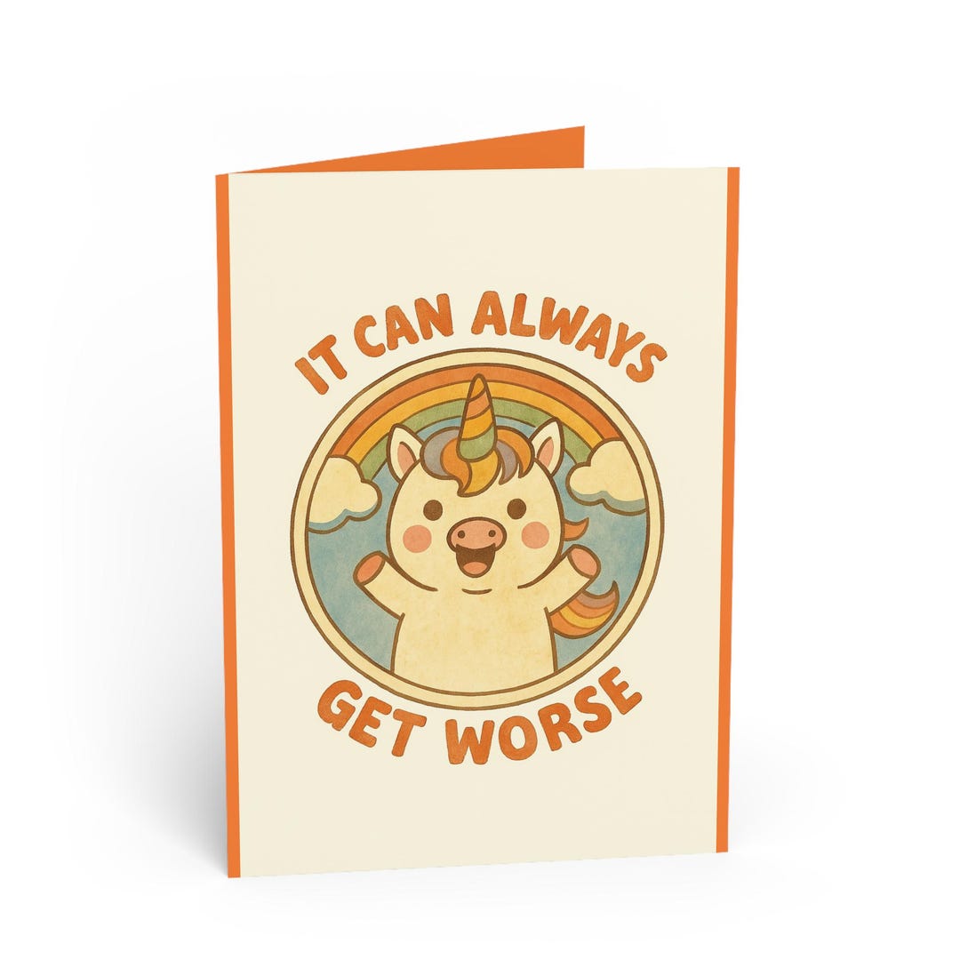 Whimsical Unicorn Greeting Cards - Cheerful, Get Well Soon, Birthday ...