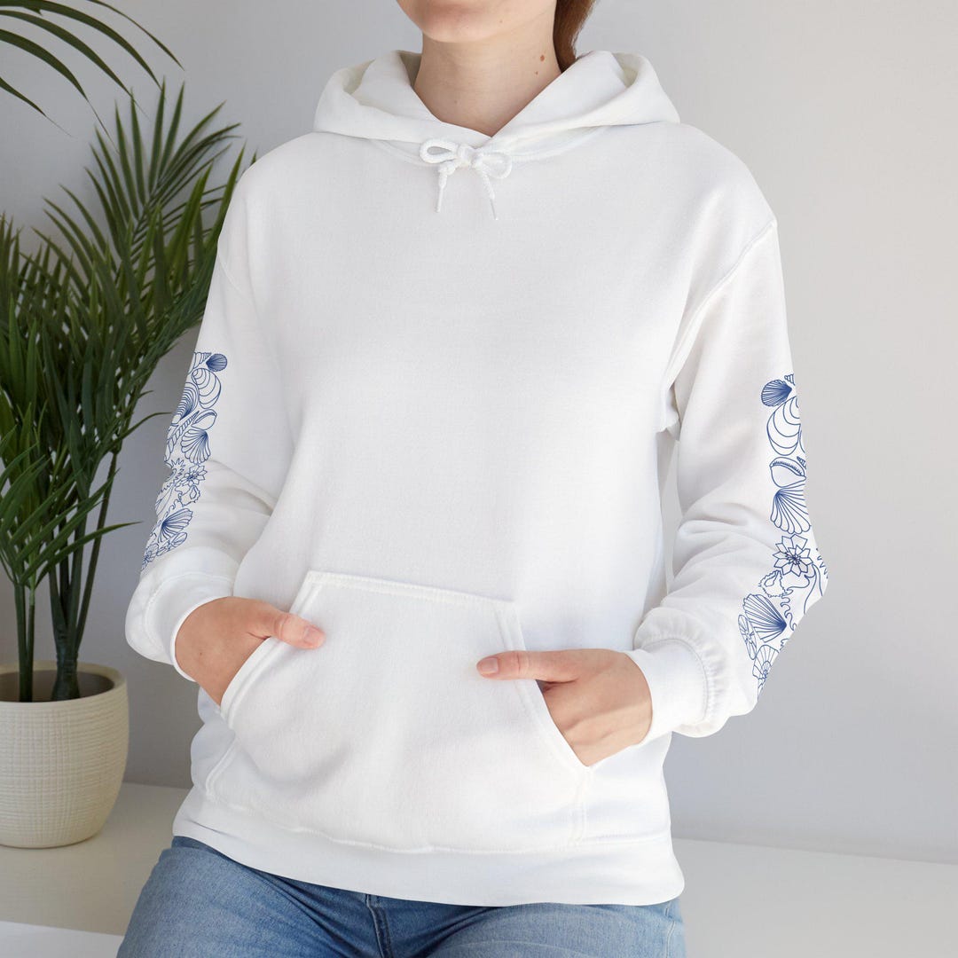 Coastal Seashell Unisex Heavy Hooded Sweatshirt - Etsy