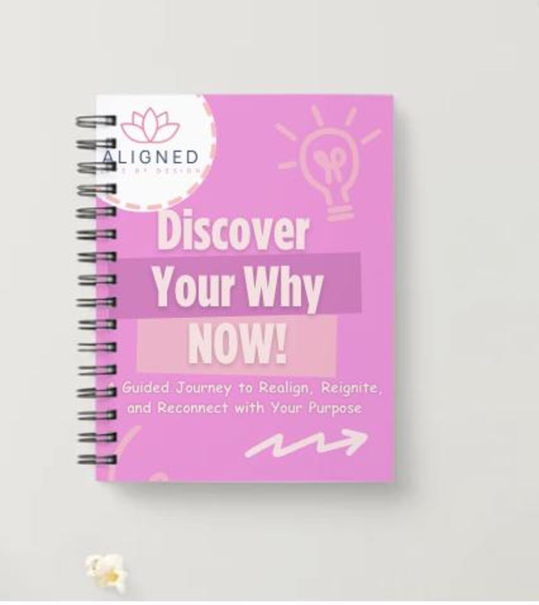 Discover Your Why NOW! Workbook - Etsy