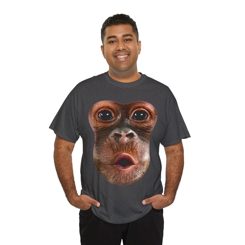 Monkey Stomach Blow Face Funny Meme Halloween Costume T-shirt Gifts ...