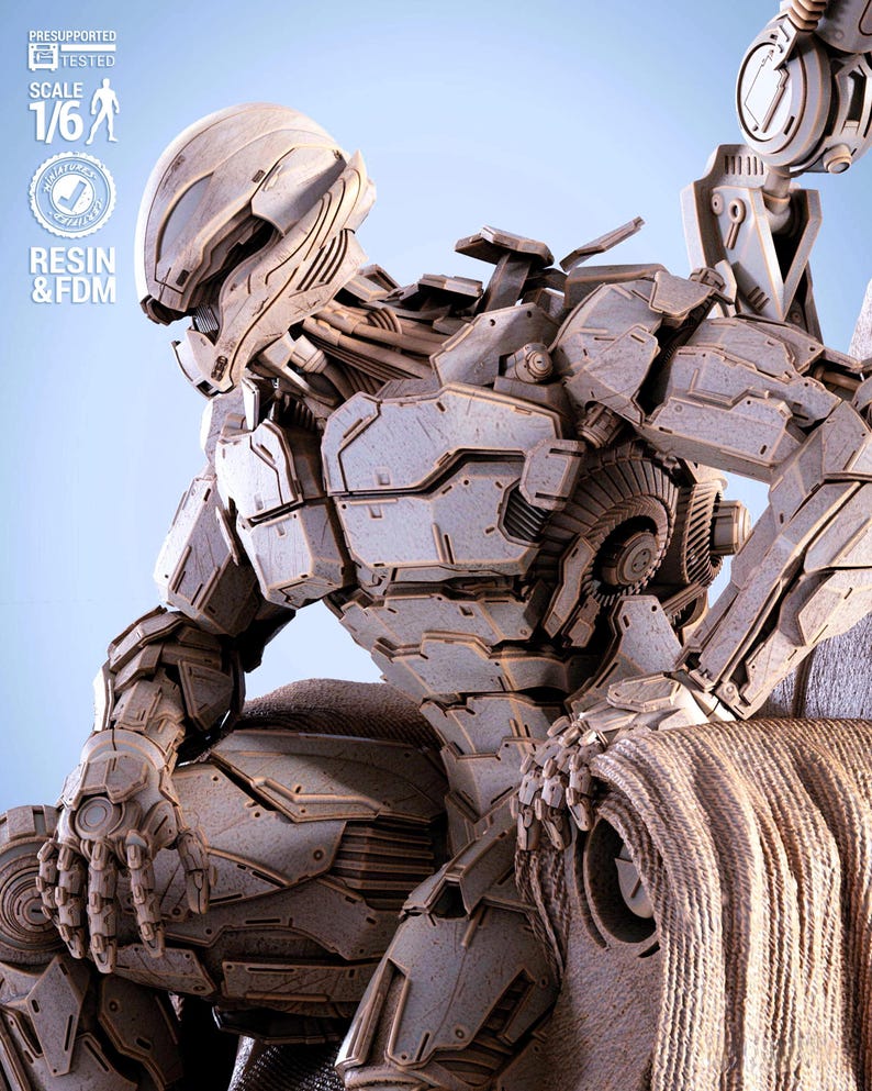 3D STL File Ultron – 1/6 Figure Print Anime Comics Statue - Etsy
