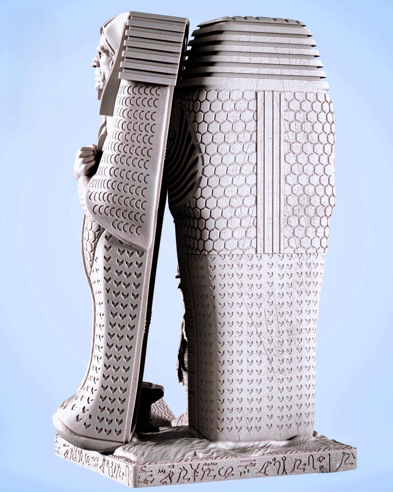 3D STL File the Mummy – 1/6 Figure Print Anime Comics Statue - Etsy