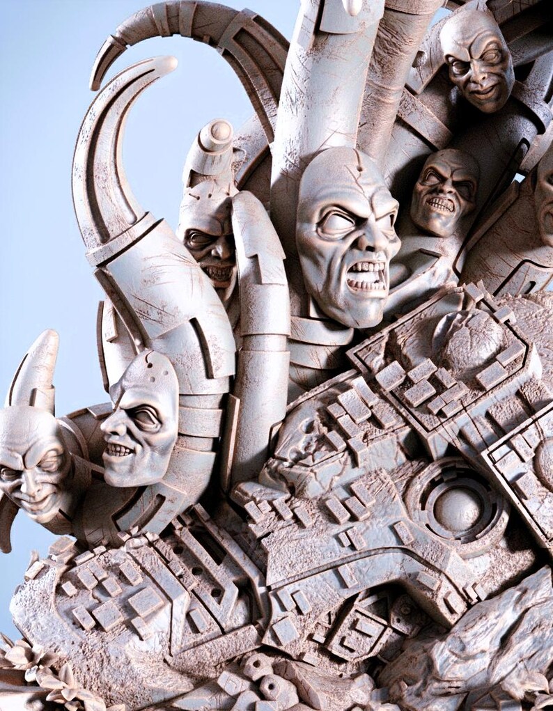 1/6 STL File of Banshee X-men Statue – Printable Model | Resin Figure ...