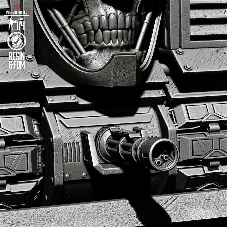 STL File 1/4 Bust Batman Murder Machine – Printable Model | Resin ...