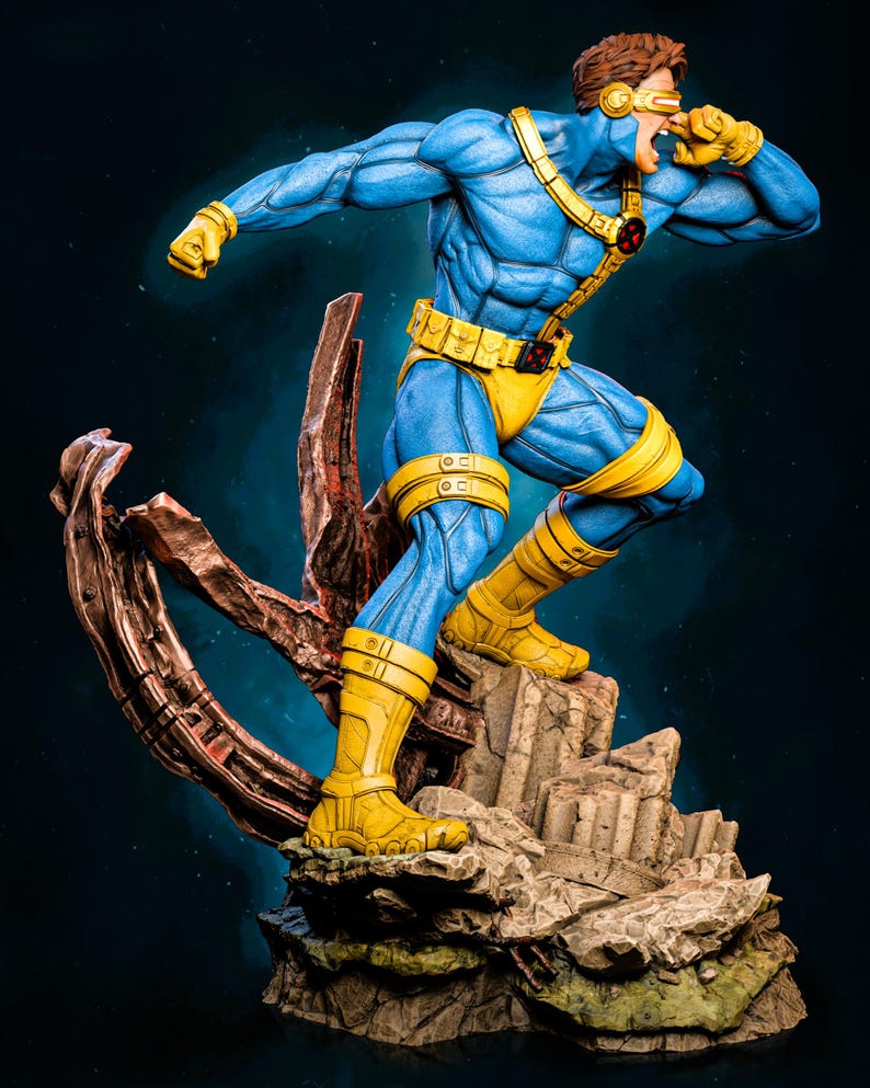 STL File 1/6 of Cyclops X-men Statue – Fanart - Etsy