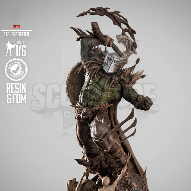 STL File Dark Ages Spawn – 1/6 Figure 3D Printing Comics Fanart - Etsy