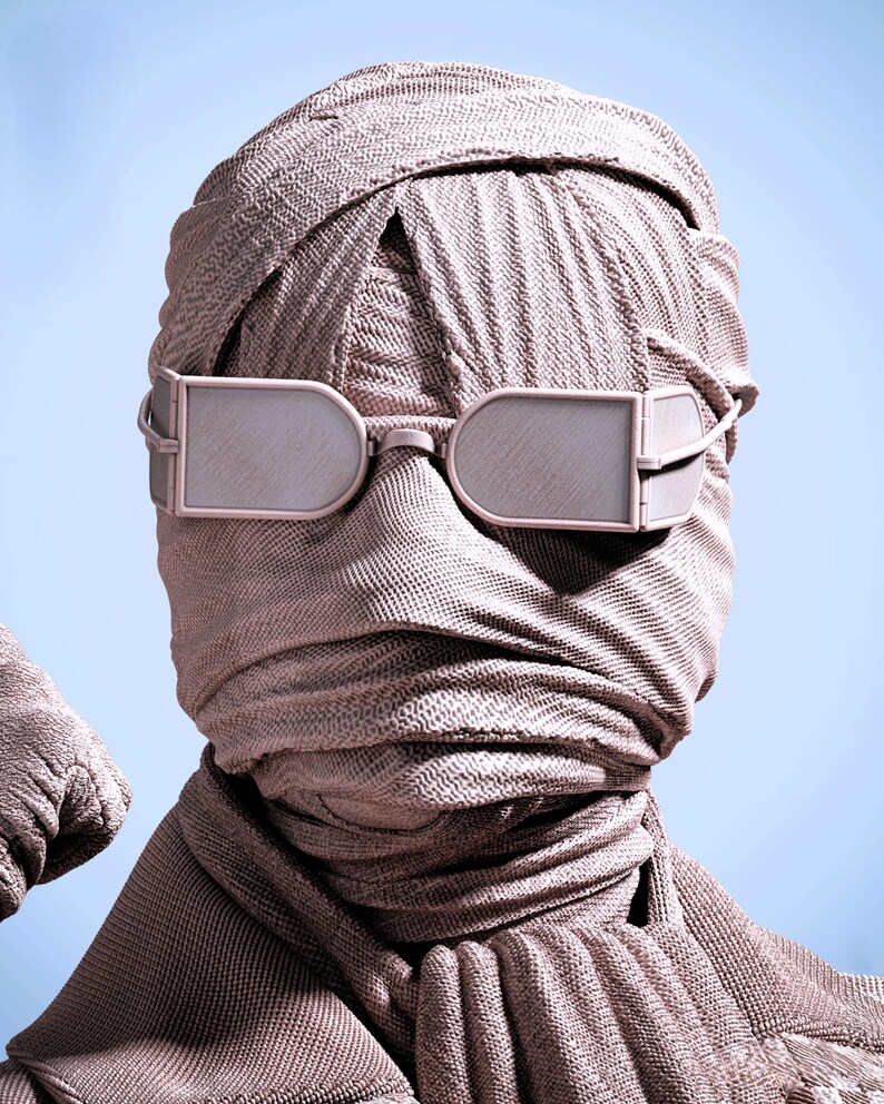 1/6 STL File of the Invisible Man Statue – Printable Model | Superhero ...