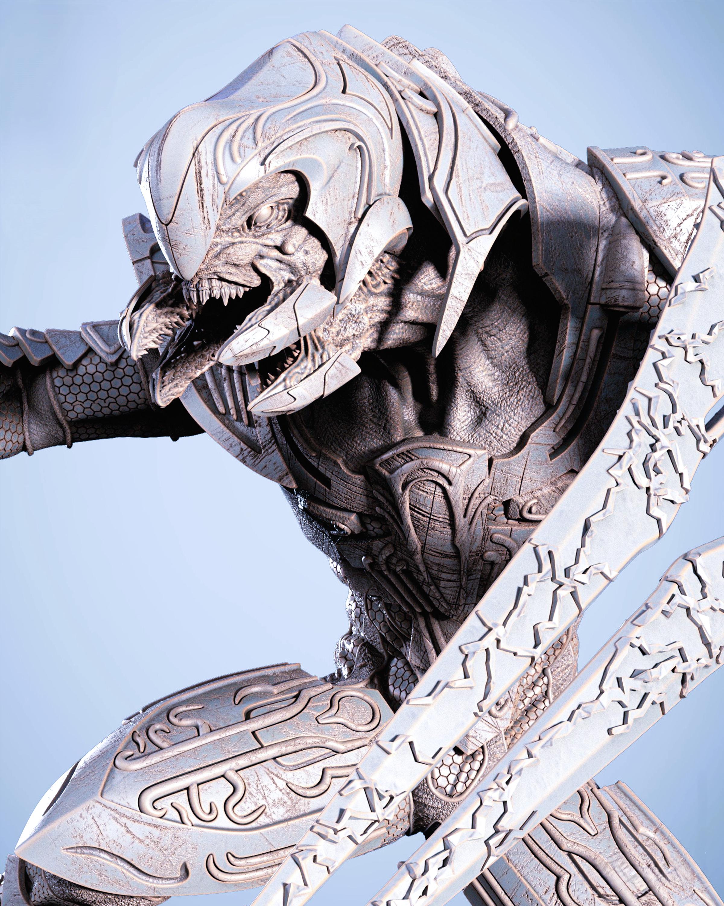 3D STL File the Arbiter Halo – 1/6 Figure Print Anime Comics Statue - Etsy