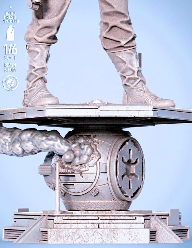 Jyn Erso Statue Stl File 3d Printable Model Superhero Figurine 3d 4826