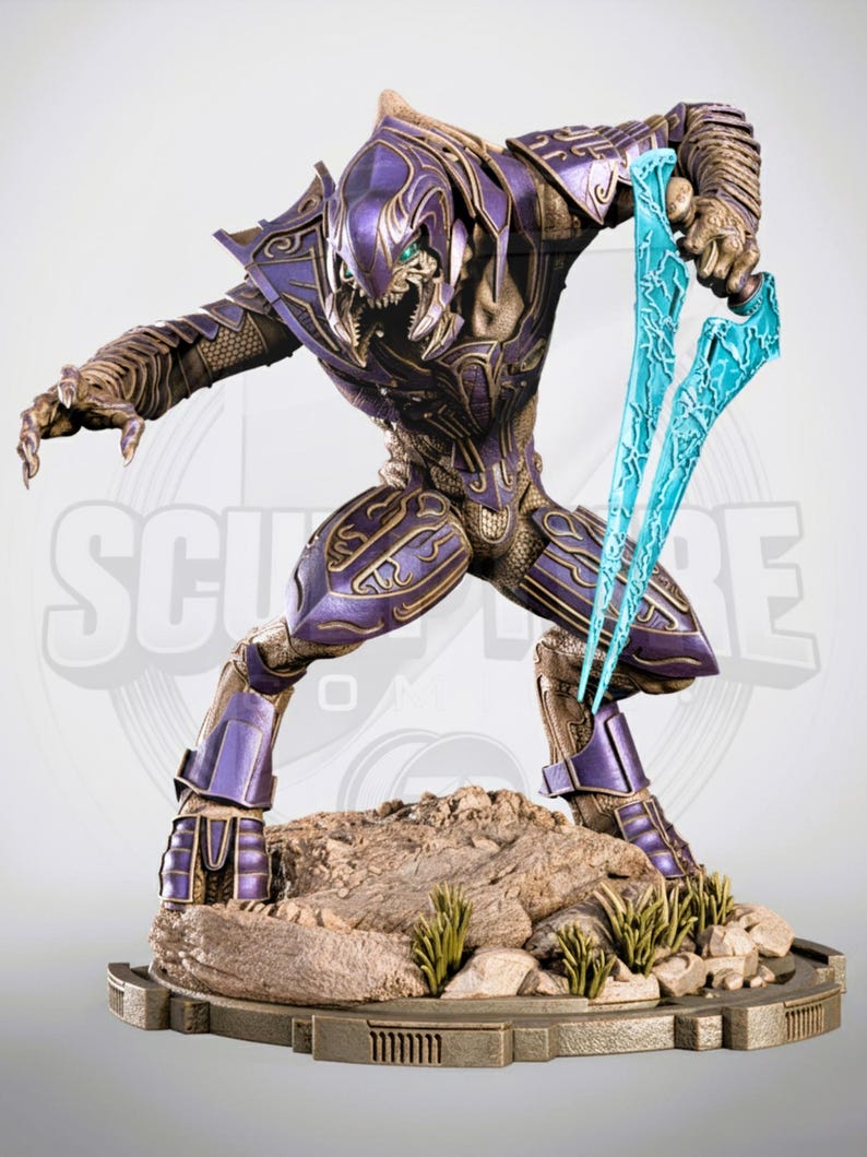 3D STL File the Arbiter Halo – 1/6 Figure Print Anime Comics Statue - Etsy
