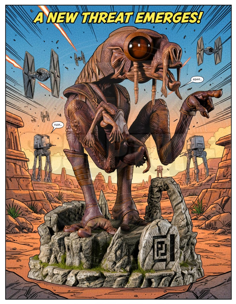 3D STL File Sebulba Action Figure 1/6 Print Anime Comics Statue - Etsy