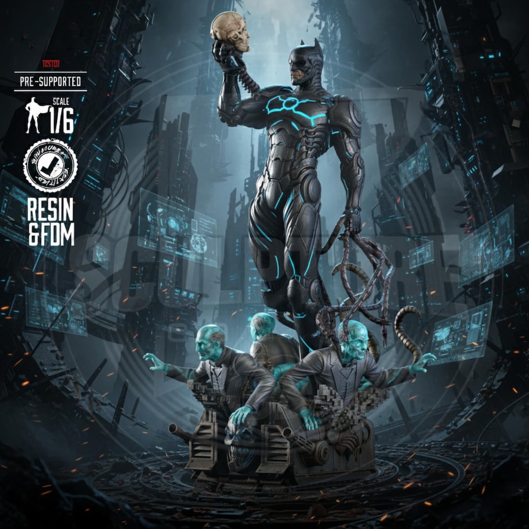3D STL File DC Murder Machine – 1/6 Figure Print Anime Comics Statue - Etsy