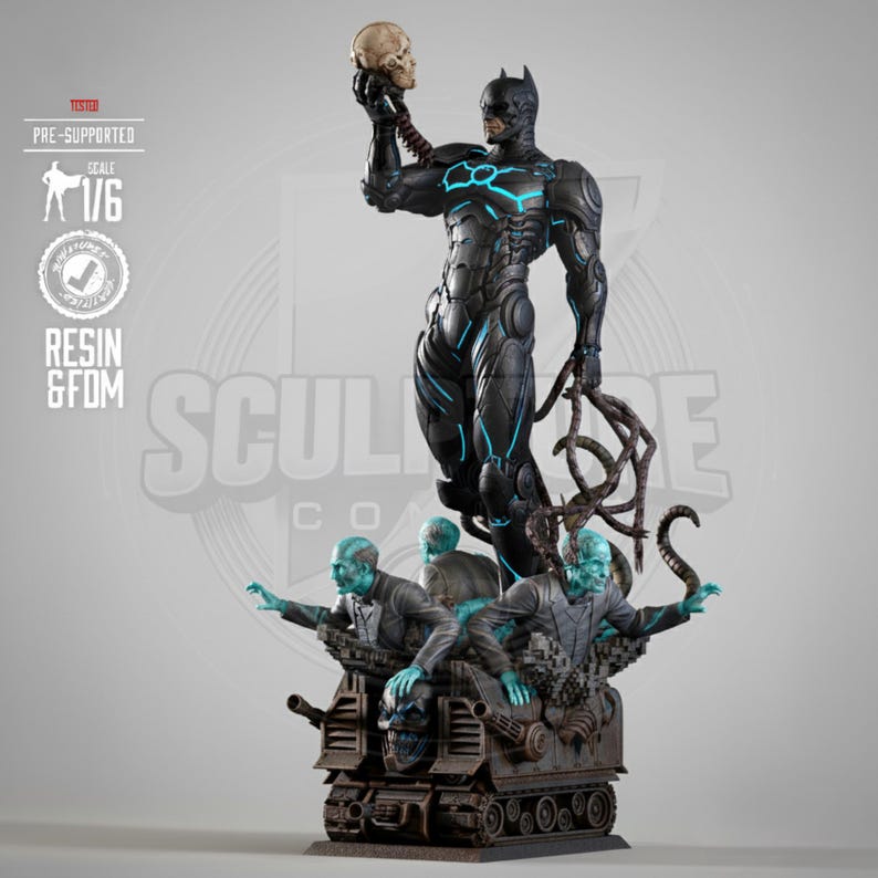 3D STL File DC Murder Machine – 1/6 Figure Print Anime Comics Statue - Etsy