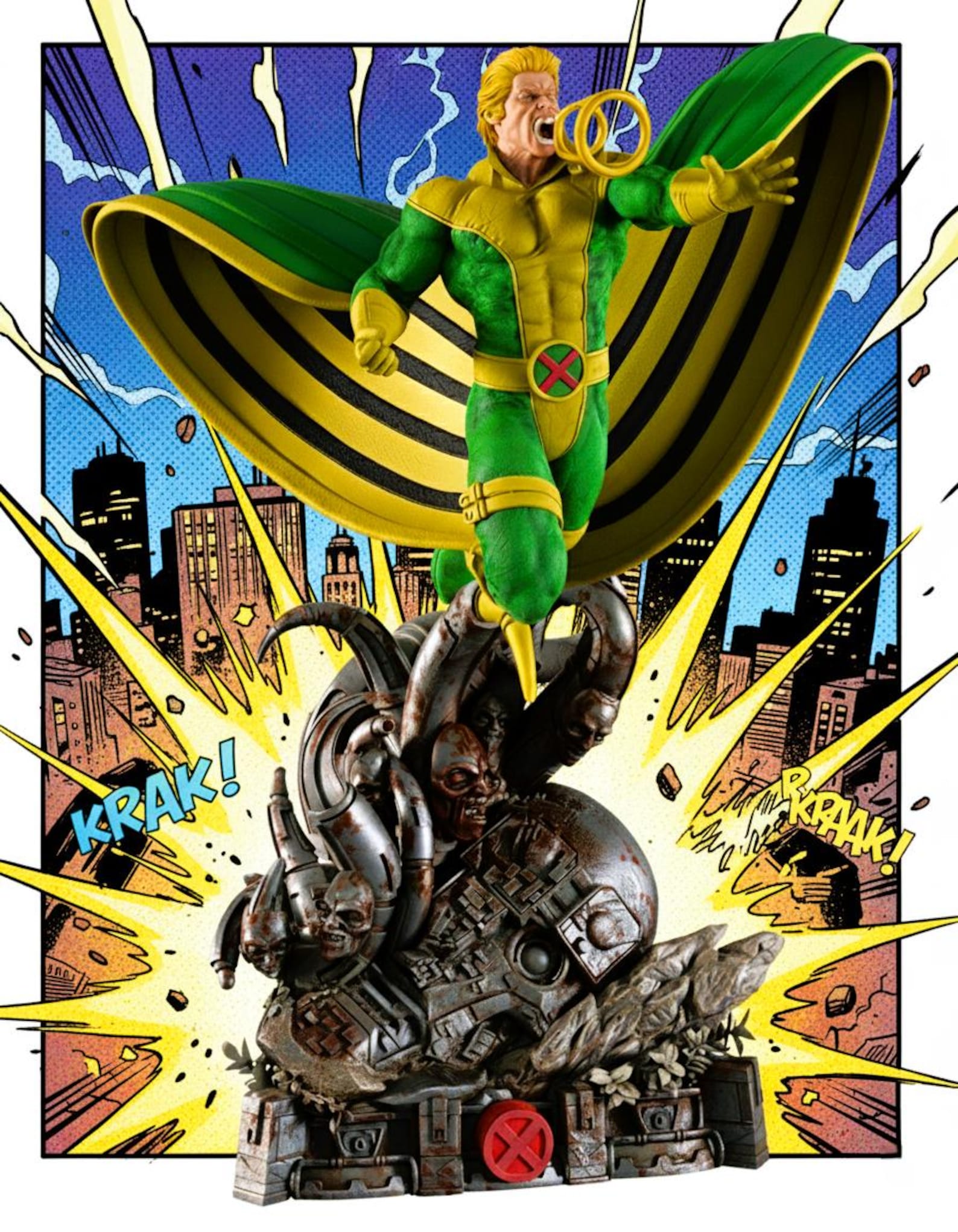 3D STL File Banshee X Men – 1/6 Figure Print Anime Comics Statue - Etsy