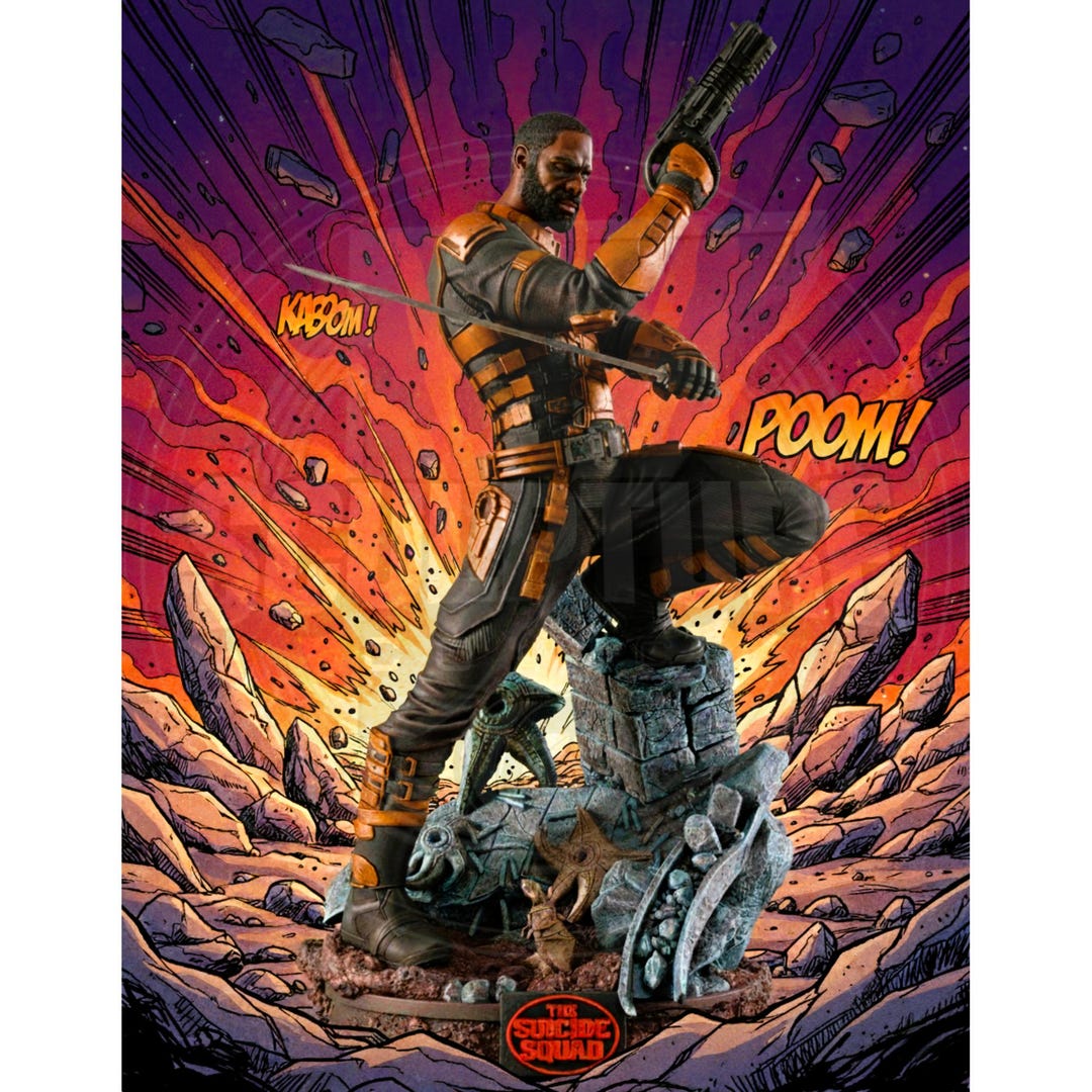 Bloodsport STL File 3D Printing – 1/6 Figure Comics Anime Statue - Etsy