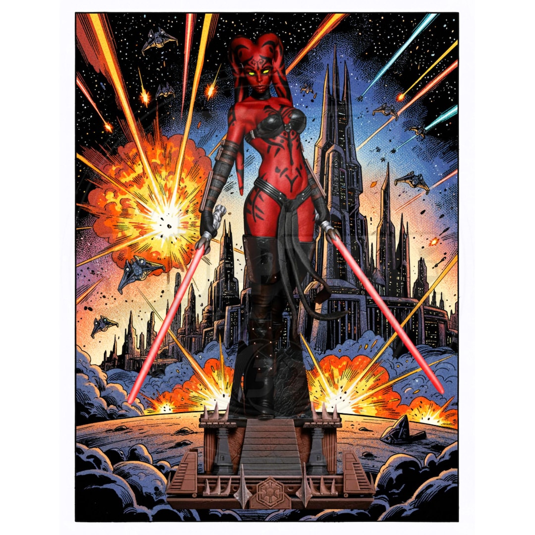 3D STL File Darth Talon – 1/6 Figure Print Anime Comics Statue - Etsy