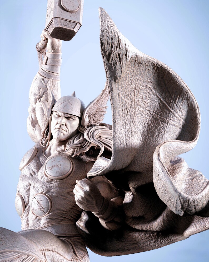 STL File Thor – 1/6 Figure 3D Printing Anime Comics Statue - Etsy