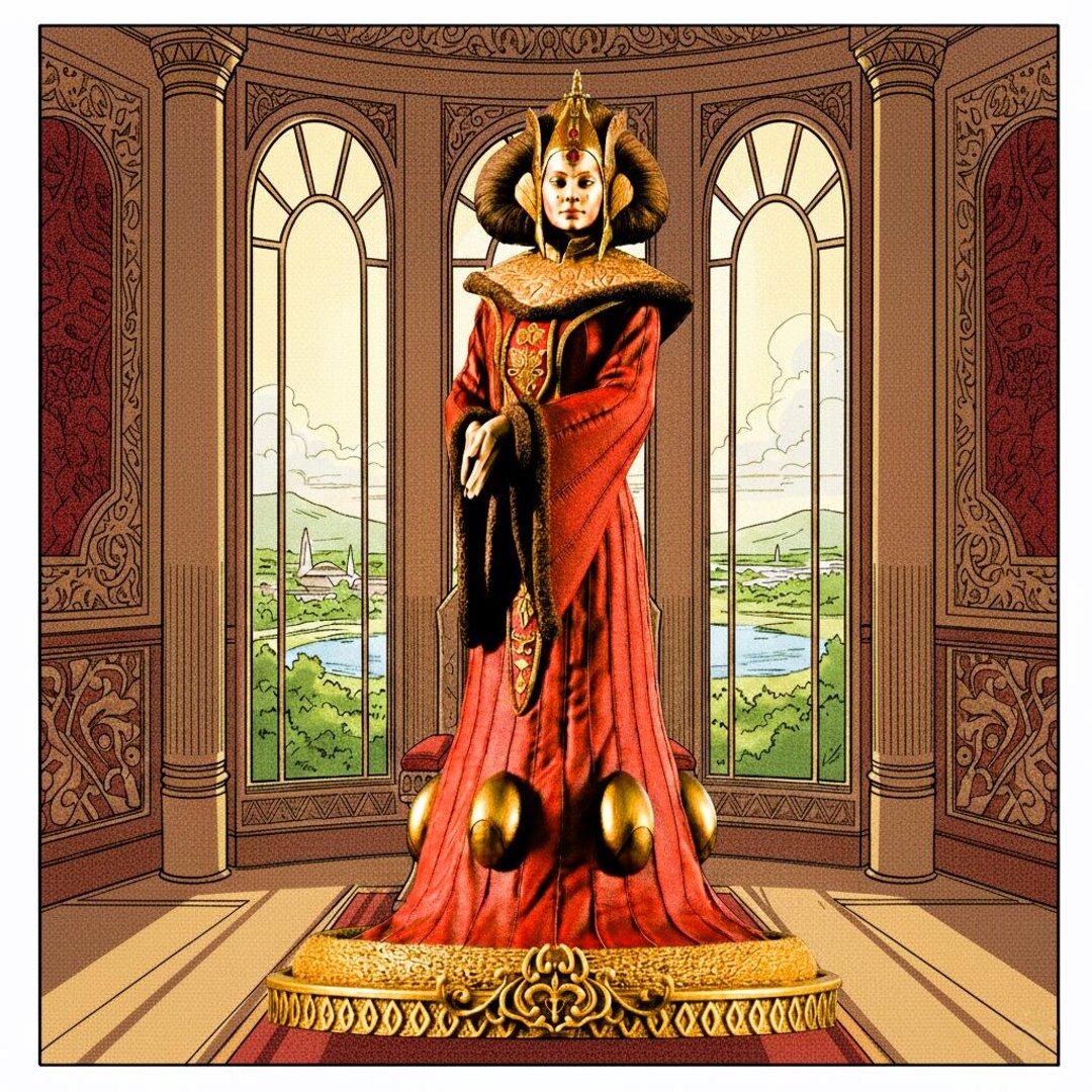 3D STL File Princess Padme – 1/6 Figure Print Anime Comics Statue - Etsy