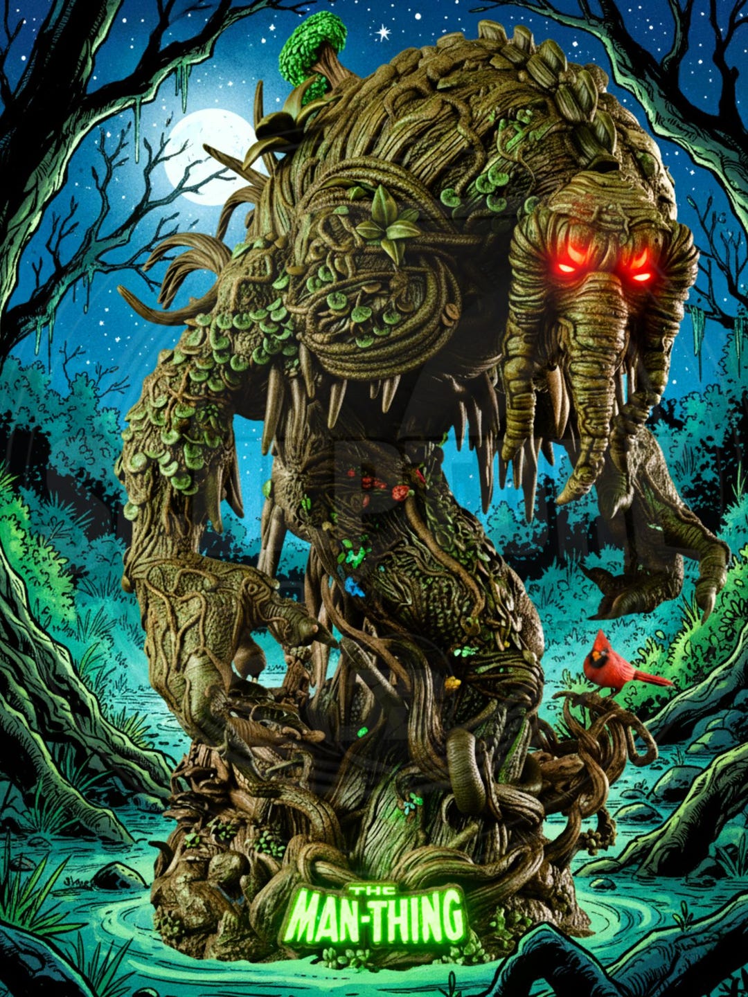 3D STL File the Man Thing – 1/6 Figure Print Anime Comics Statue - Etsy