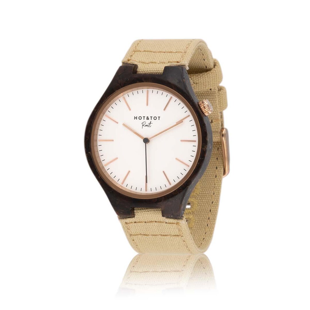 THE ROAST | Unisex Watch Made From Coffee Beans! | 40 Mm | Rose Gold - Etsy