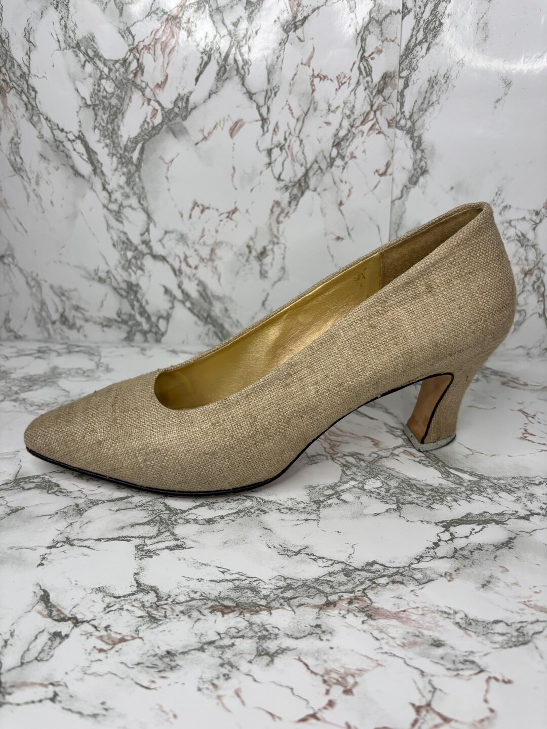 Vintage Jacqueline Ferrar Beige Shoe Size 9 Narrow - Etsy