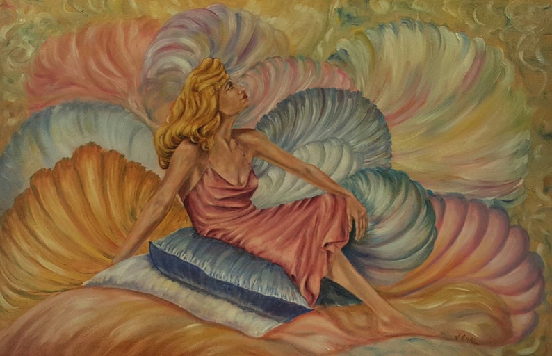 First Sight,original Oil Painting by John Entrekin, 24 X 36 Inches ...