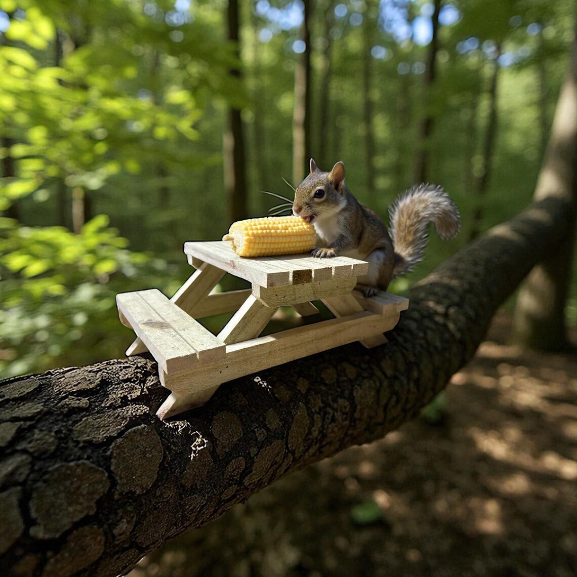 Mini Pik-nik Table Squirrel Feeder - Etsy