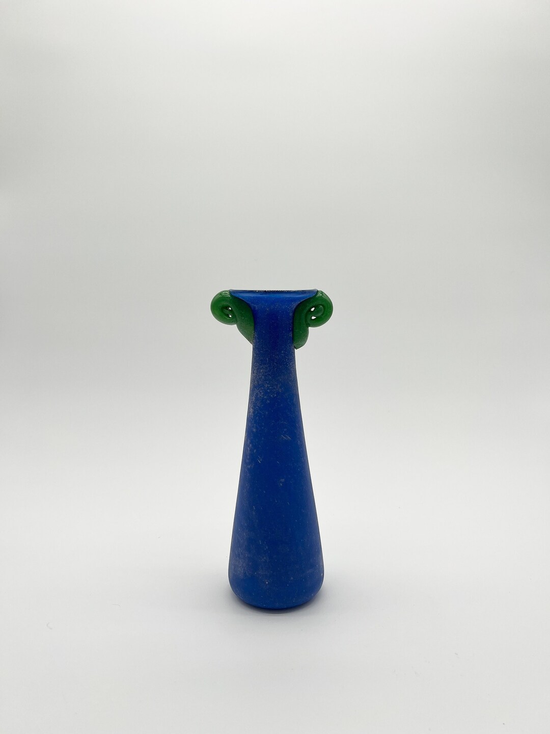 Early 2000s Fuzion Z Skavo Art Glass Cobalt Vase - Etsy